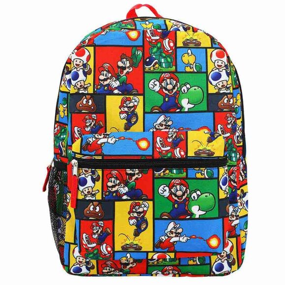 Nintendo | Accessories | Super Mario Brothers Characters Backpack Mario ...